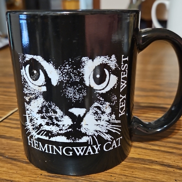 Dining | Hemingway Cat Black Mug | Poshmark